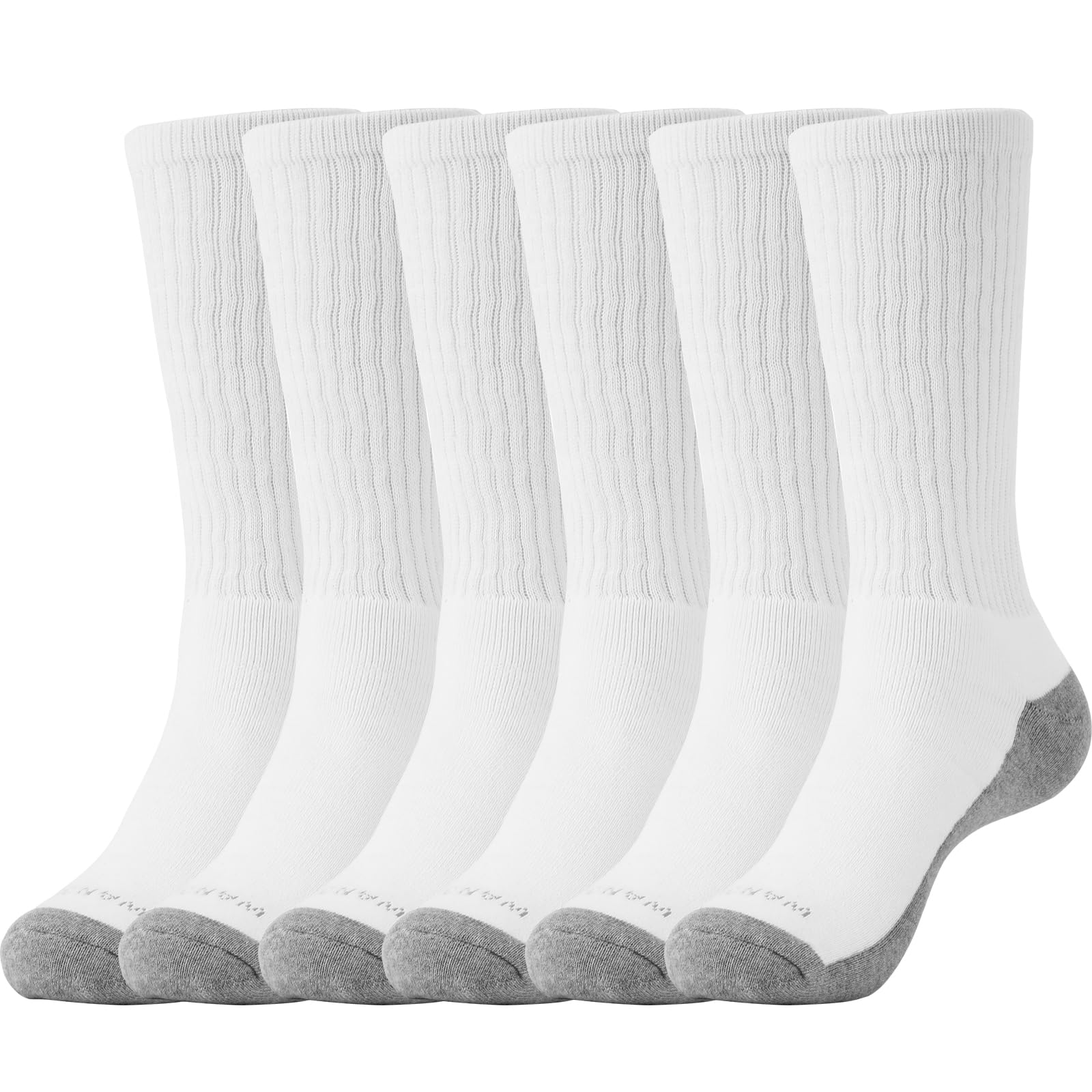 MEN'S CUSHION CREW SOCKS 6PACK | Wander Group