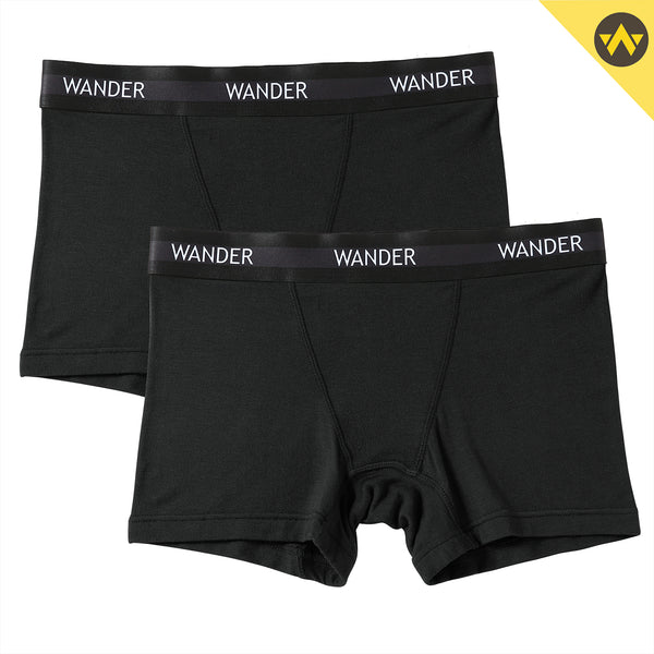 WOMEN BOXER BRIEFS 3" INSEAM 2 PACK | Wander Group